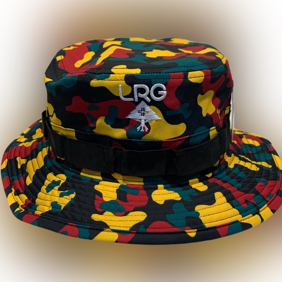 Lrg | Accessories | Mens Lrg Lifted Research Group Rasta Boonie Bucket ...